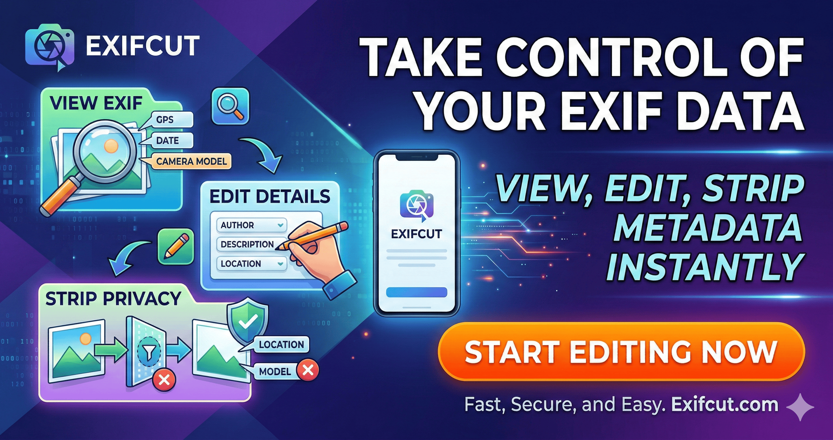 Online EXIF Metadata Viewer for Photos | EXIFCut